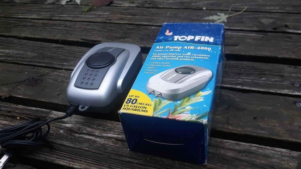 Top Fin Air Pump Air 4000 Used Tested 80 Gallon Aquarium | eBay