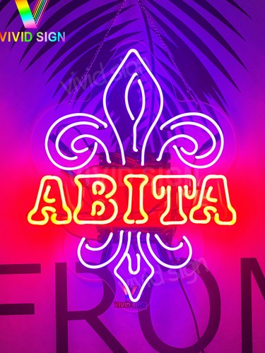 Abita Beer Purple Haze Acrylic 20"x16" Neon Light Sign Lamp Wall Decor ...