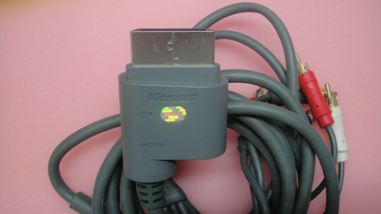 Genuine Microsoft OEM Component Video Cable ORIGINAL XBOX 360 480p 720p ...