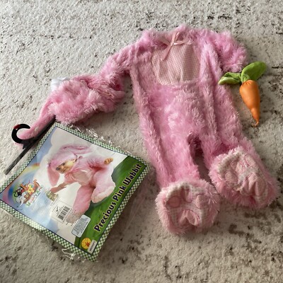 Pink Baby Bunny Rabbit Halloween Costume Easter Wabbit 12-18 Months ...