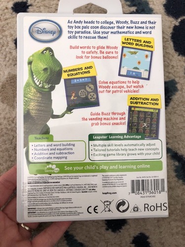 LeapFrog Leapster Learning Game Toy Story 3 Disney Pixar Path Connected ...