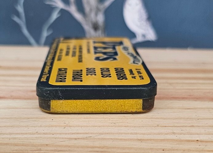 Peps Vintage Tin Coughs Cold Sore Throat Retro Medicine Leeds | eBay UK