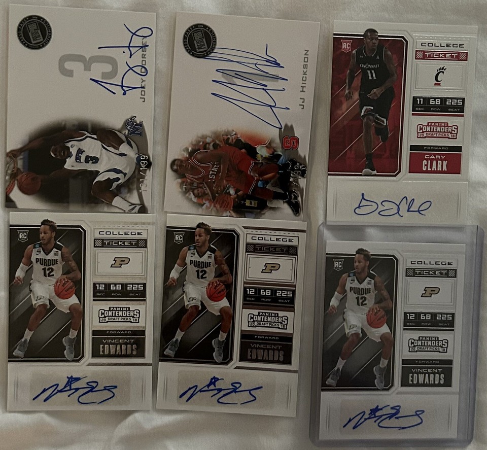 NCAA Basketball 12 Card Auto Autograph Lot With Some #’d Autos | eBay