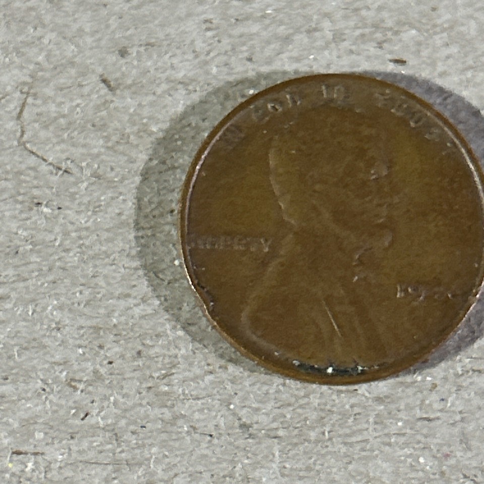 1946 Wheat Penny No Mint Mark Extremely Rare Error On The Rim "L" In ...