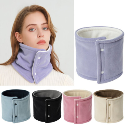 Winter Scarf Ring Neck Wraps Thick Warm Collar Unisex Face Scarves ...