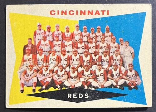 1960 TOPPS BASEBALL CHECKLIST #164 UNMARKED 2ND SERIES CINCINNATI REDS | eBay