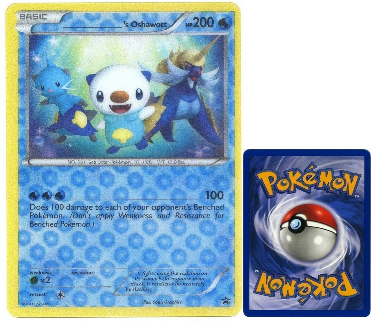 Cartao Pokemon Oshawott