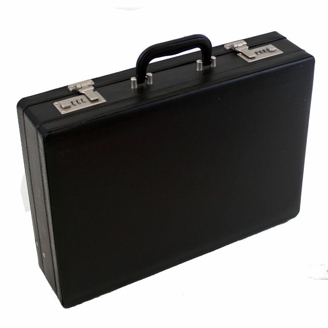 XL Executive Attaché Briefcase Pu Leather Executive Case Expanding ...