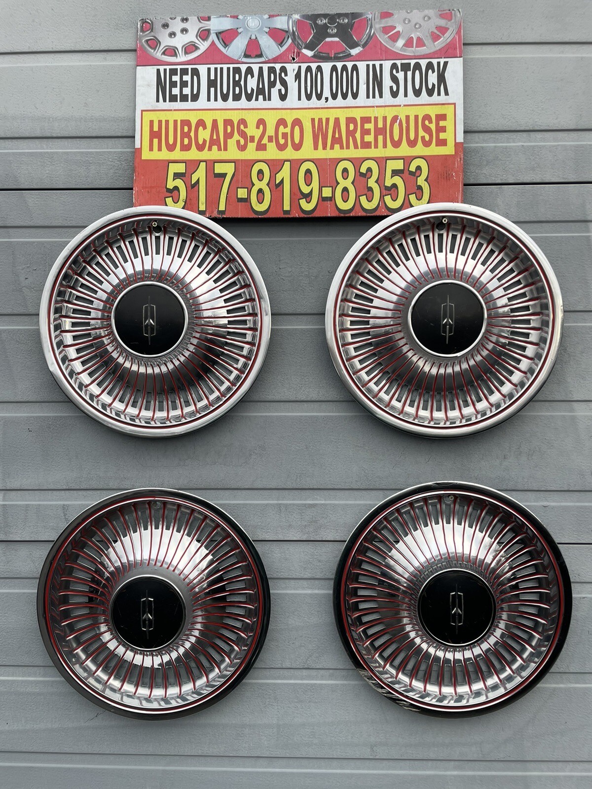 1974-79 Oldsmobile Cutlass Salon Omega Red /BlackAccents ” Set Of 4 ...