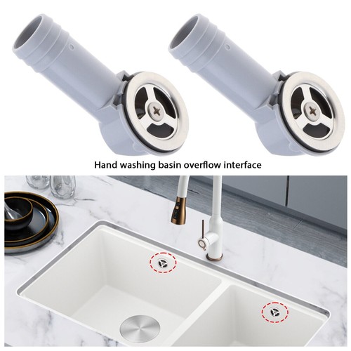 Easy Installation 2pc Sink Overflow Head for Kitchen or Bathroom Sinks ...