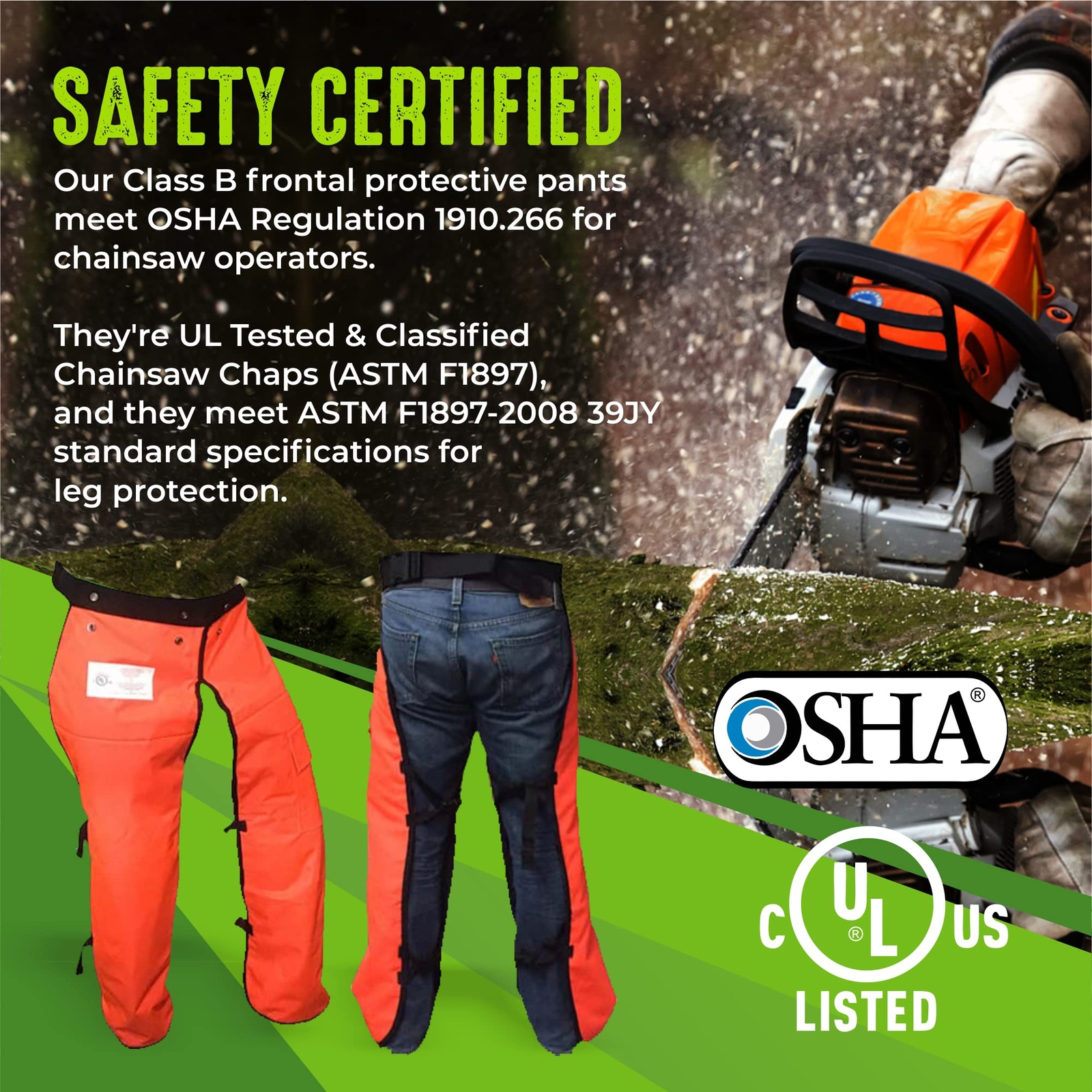 Forester Protective Clothing - OEM Forestry Cutter Combo Kit Apron ...