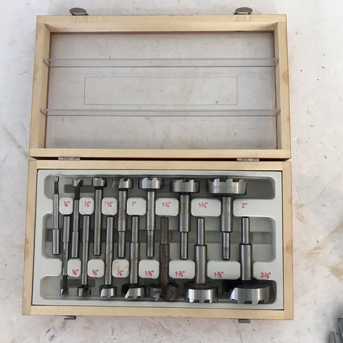 14 Piece Porter-Cable PC1014 Assorted Woodboring Forstner Drill Bit Set ...