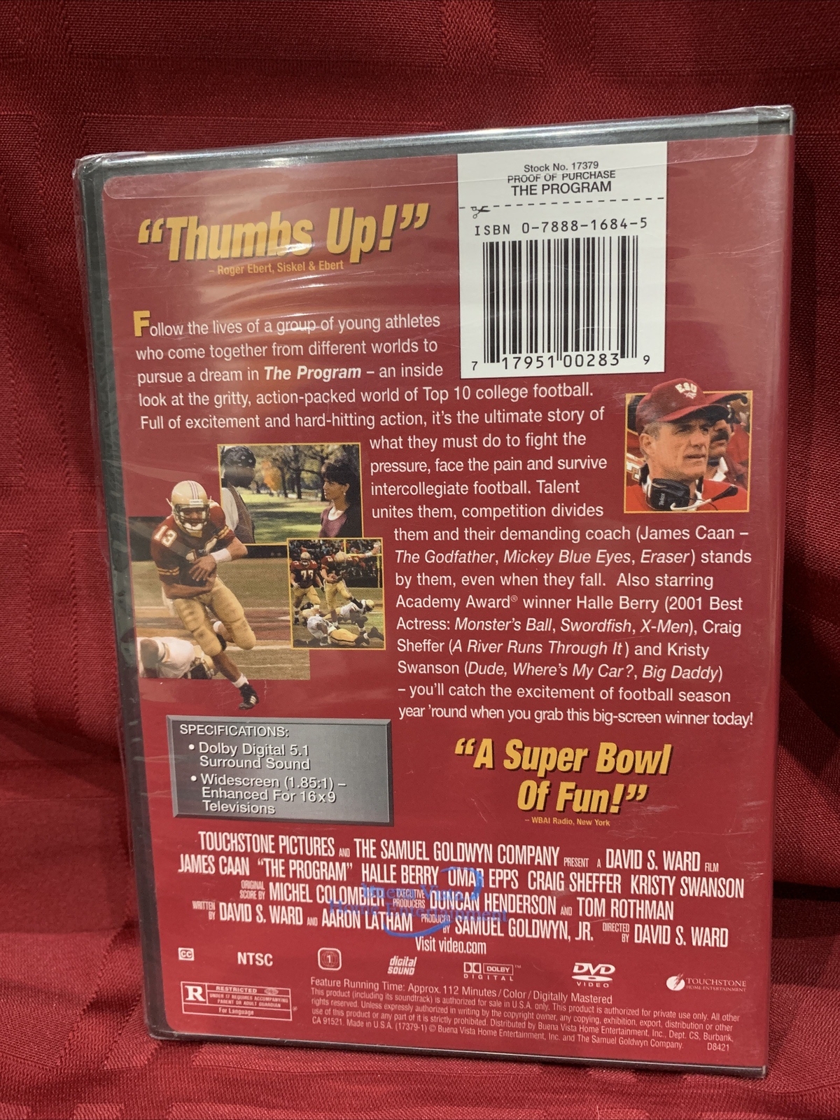 The Program (DVD, 1993) Brand New And Sealed 717951002839 | eBay