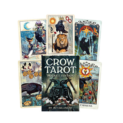 CROW TAROT POCKET EDITION CARDS DECK ANIMALS BIRDS WISDOM US GAMES ...