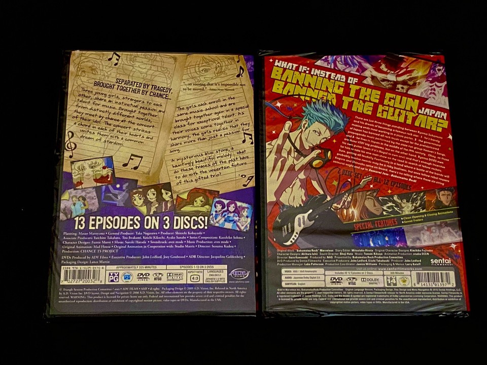 NEW! 2 Anime DVD Lot! Chance Pop Session, Samurai Jam Bakumatsu Rock | eBay