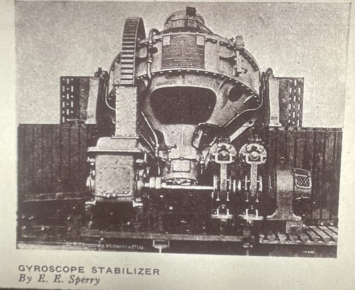 Sperry “Gyroscope Stabilizer” 1927 Exposition NYC Industrial Design ...