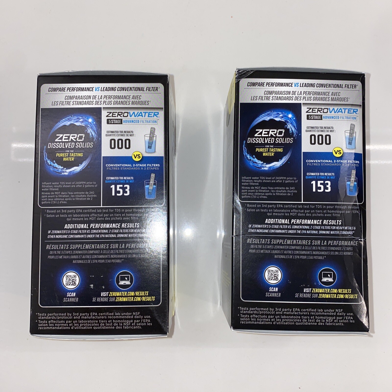 ZeroWater ZR-001 5 Stage Replacement Filter - 2 Pack 616174216187 | eBay