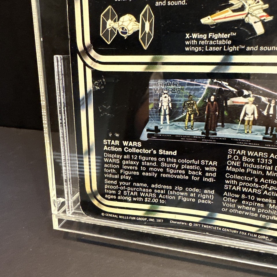Vintage 1977 Star Wars 12 Back (IMPERIAL) STORMTROOPER MOC CLEAR BUBBLE ...