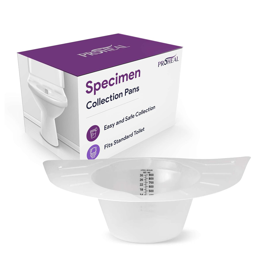 Urine Hats for Toilet - Reinforced Ribbing Stool Sample Collection Kit ...