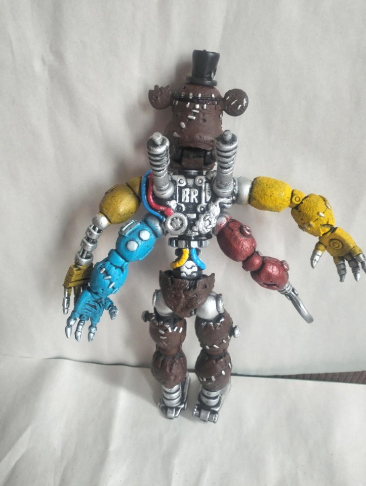 FREDDY FAZBEAR FRANKENSTEIN FIGURE Five Nights At Freddys MEXICAN FNAF ...