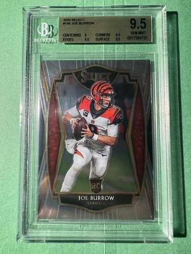 2020 Select Joe Burrow Rookie Card #146 BGS 9.5 | eBay