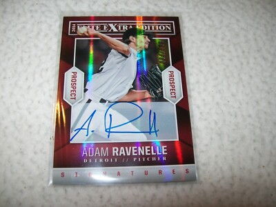 2014 ELITE EXTRA EDITION RC ADAM RAVENELLE SIGNED AUTO #D/599 DETROIT ...