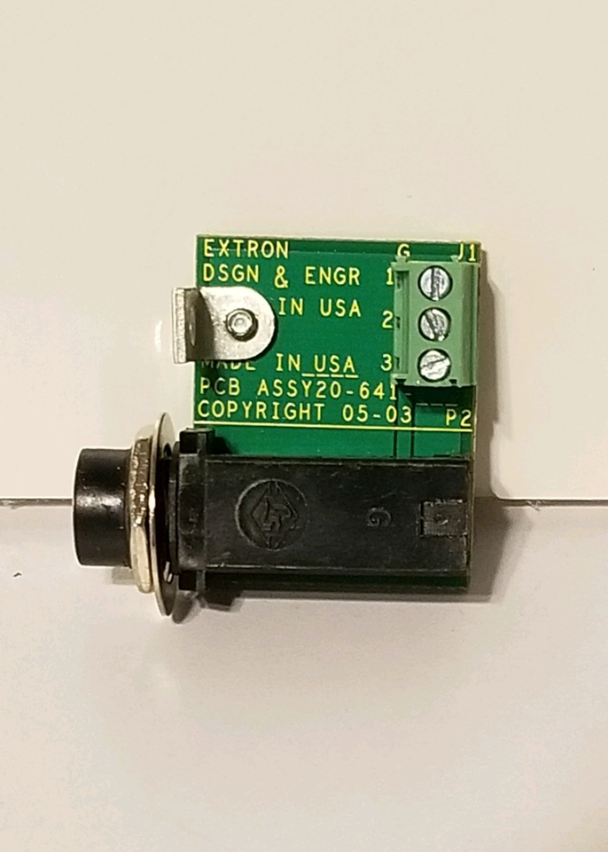 Extron One 1/4" Female Stereo Phone to Captive Screw Terminal - NEW | eBay