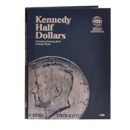Kennedy Half Dollar Set 2004-2021 Whitman 1938 Coin Album Pack Of 6 ...