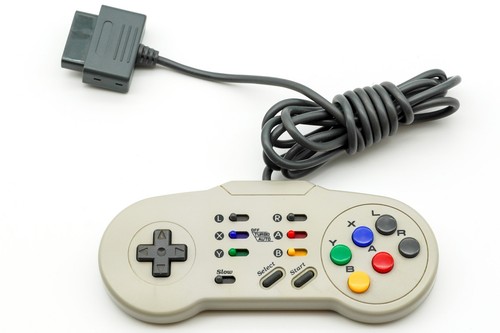 Super Nintendo Turbo Controller Pad SNES Blockbuster Video Edition Vtg ...