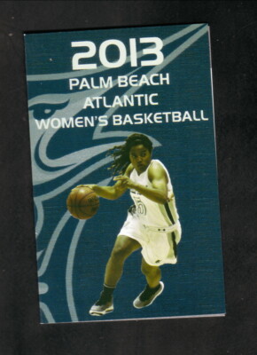 Palm Beach Atlantic Sailfish--2013-14 Basketball Pocket Schedule | eBay