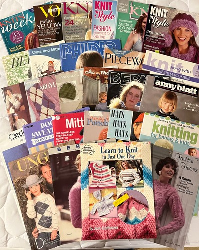 KNITTING - It's a GREAT Mixed Collection of Knitting Booklets and Magazines | eBay