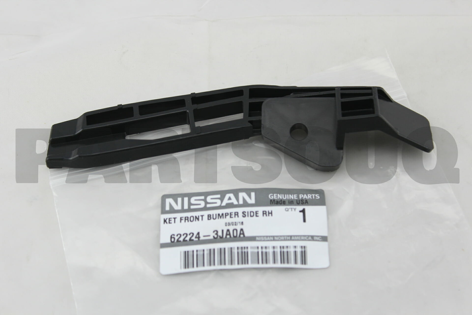 622243JA0A Genuine Nissan BRACKET-FRONT BUMPER SIDE,RH 62224-3JA0A | eBay