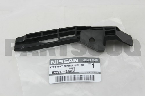 622243JA0A Genuine Nissan BRACKET-FRONT BUMPER SIDE,RH 62224-3JA0A | eBay