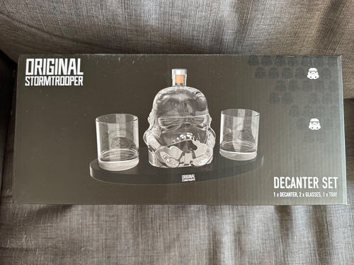 Original Stormtrooper 3D Helmet Decanter Set with Stormtrooper Whisky ...