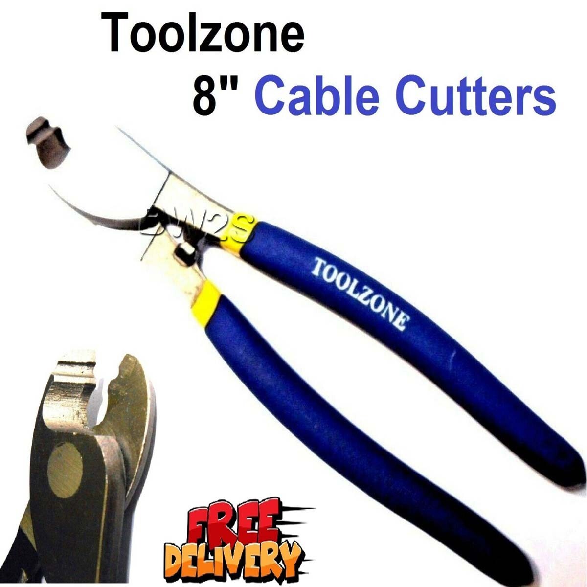 Pro 8-Inch 200mm Cable Wire Cutters Carbon Steel Cutter Copper ...