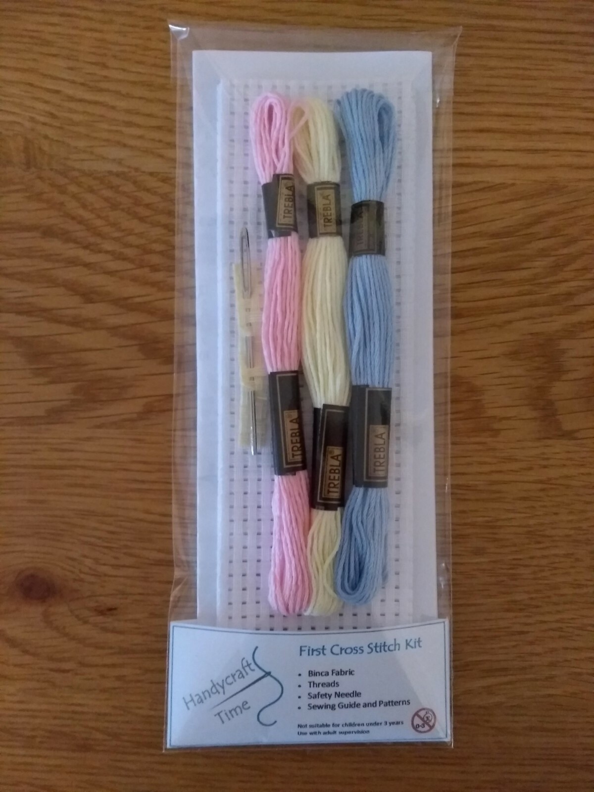 Animal Theme First Cross Stitch Bookmark Sewing Kit Binca Thread Needle ...