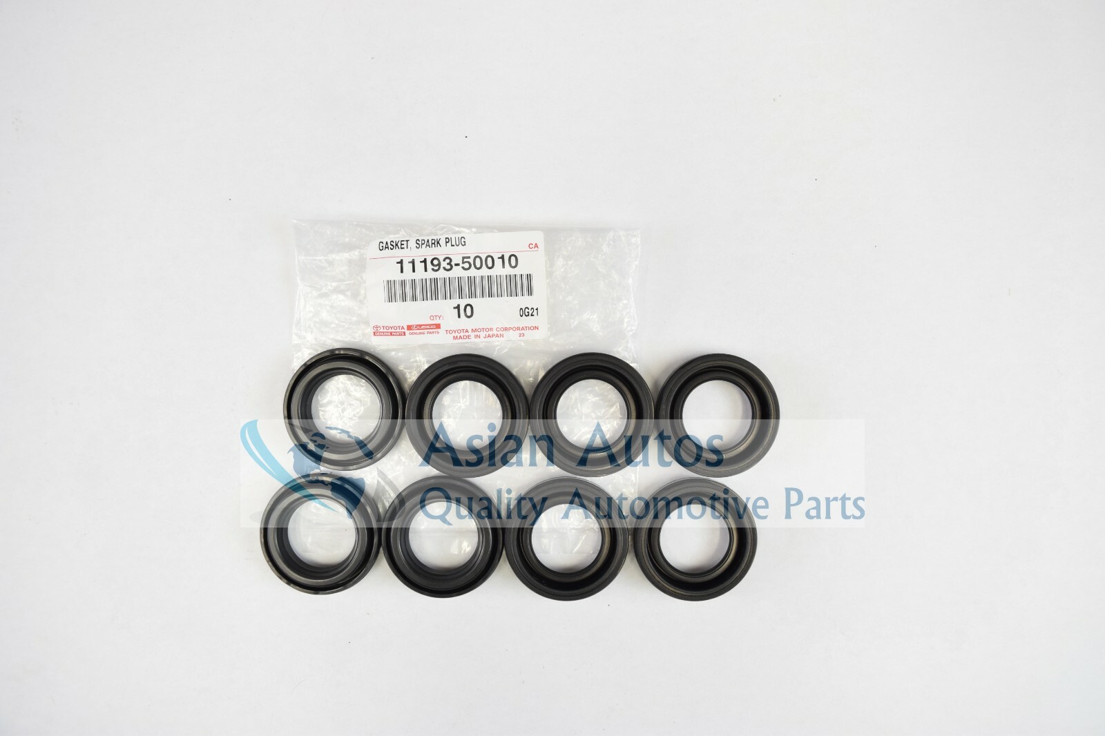 Genuine Toyota Lexus Spark Plug Tube Gasket Set of 8 x 1119350010 OEM ...