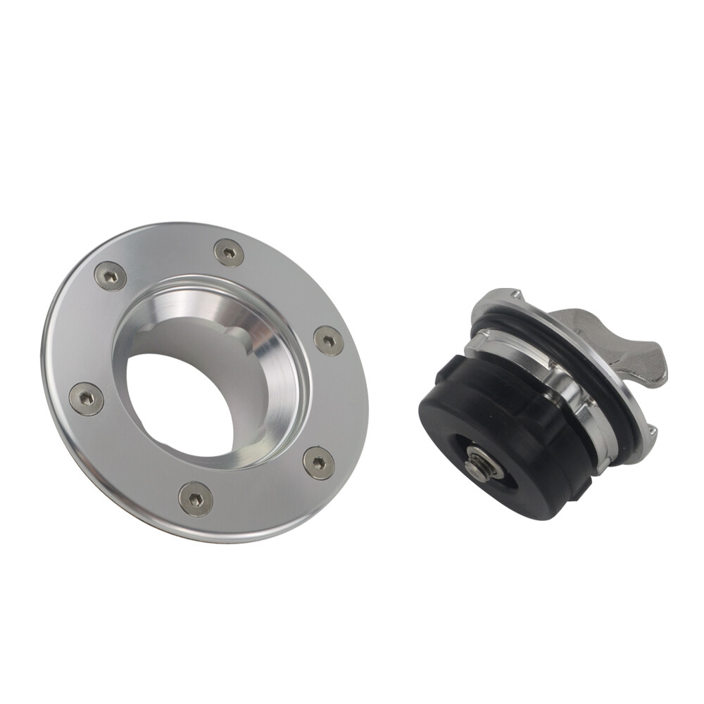 Fuel Cell Filler Neck Billet Aluminum Fuel Cell Surge Tank Cap | 6 Bolt ...