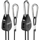 1/8 Inch Adjustable Rope Hanger Heavy Duty Light Fixture Hangers with ...