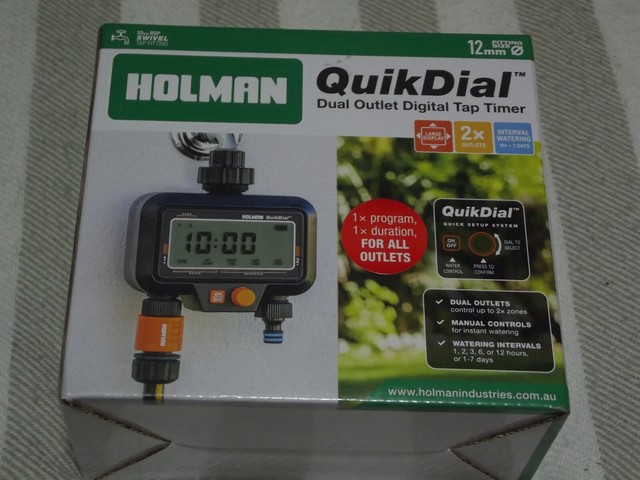 Holman QuikDial Dual Outlet Digital Tap Timer Digital CO6002 for sale ...