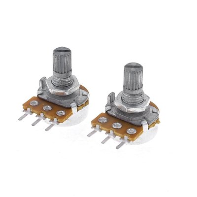 Potentiometer Resistor x 2 Linear B Pot 1k 2k 5k 10k 20k 50k 100k 250K ...