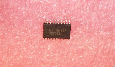 QTY (20) SN74HCT573DW TI SOIC-20 3-STATE OCTAL TRANSPARENT LATCH HCT573 ...