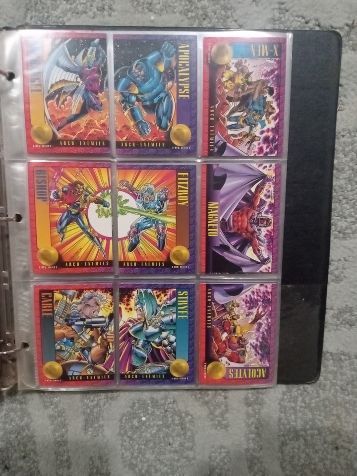 1992 X-Men Impel Arch-Enemies Lot 18 Cards – Wolverine vs Sabretooth ...