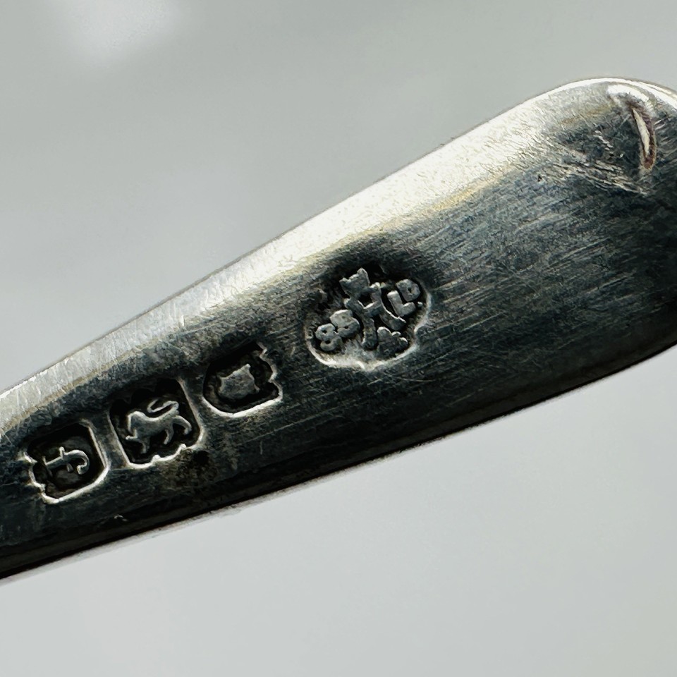 Small Salt Spoon, Silver, William Hutton & Sons Ltd. London 1909 - 7cm ...