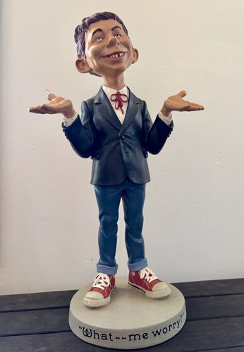 1993 Alfred E. Neuman Mad Magazine 14" Statue What Me Worry? | eBay