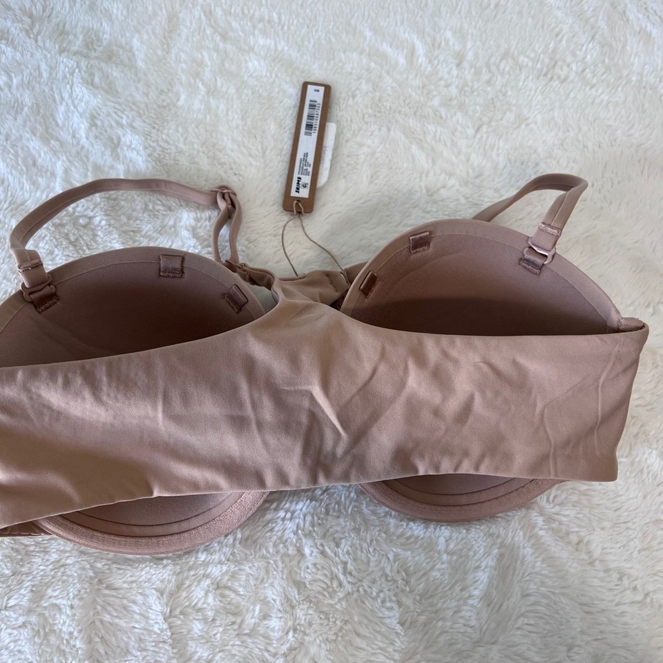 Skims Women's Fits Everybody Racerback Demi Bra Clay Size 34D DM-DEM ...