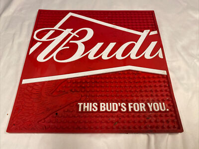 Budweiser Waitstation Bar Mat | eBay