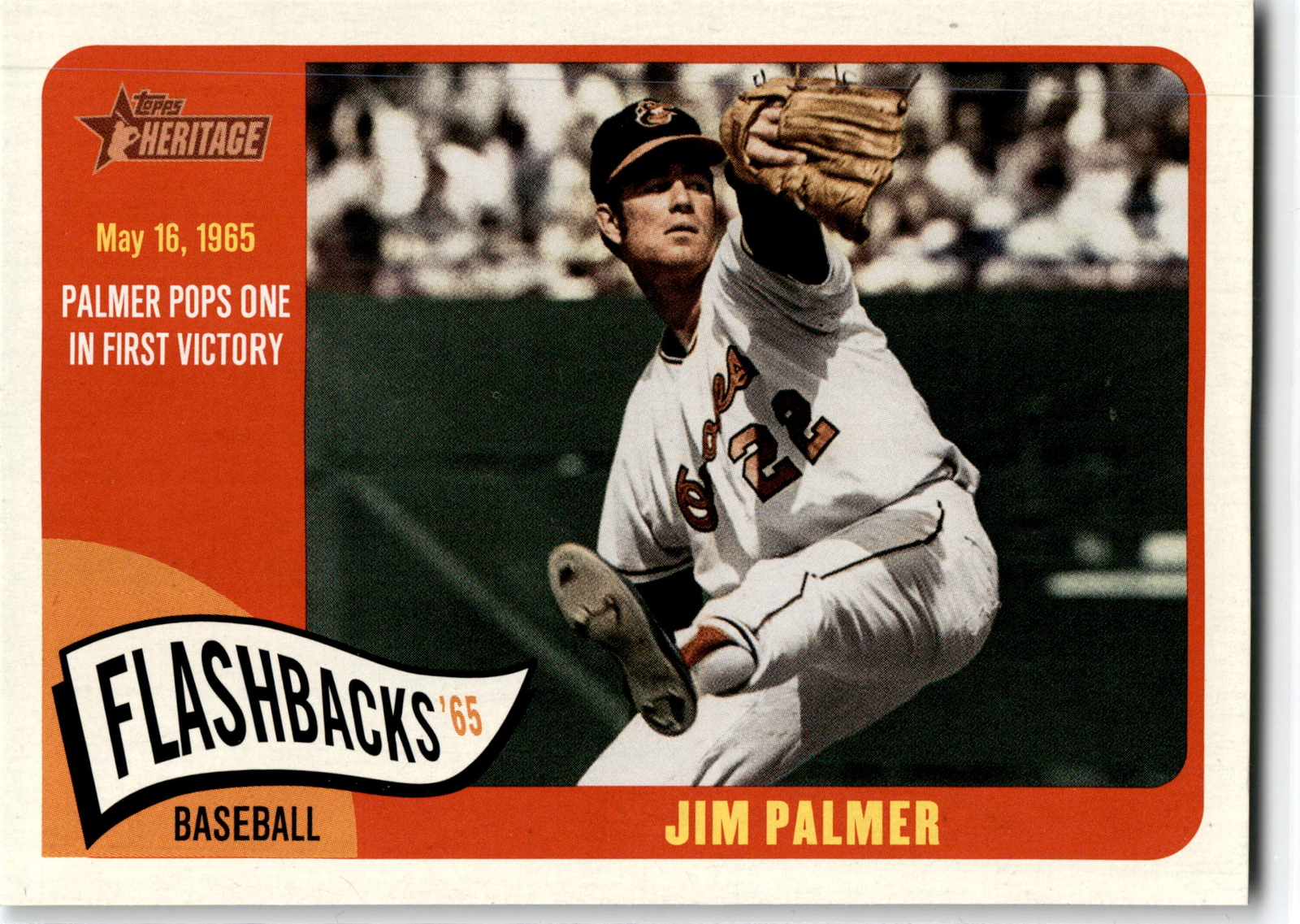 2014 Topps Heritage #BF-JP Jim Palmer Baseball Flashbacks | eBay