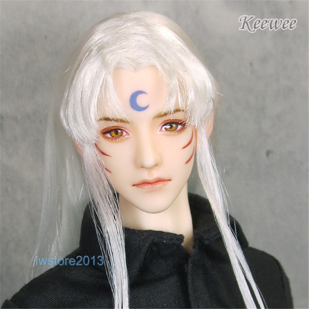 1:6 Sesshoumaru Boy Obitsu Head Sculpt Carved F 12" Male PH TBL Figure ...