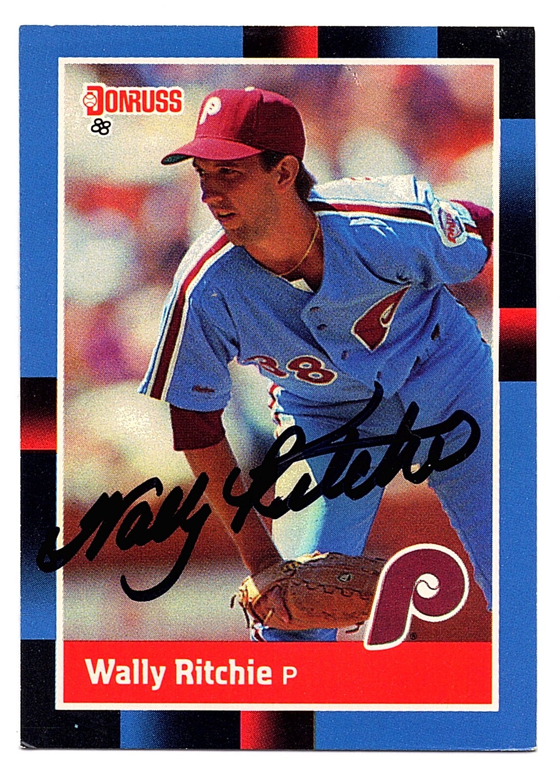 Wally Ritchie Autograph On A 1988 Donruss - Philadelphia Phillies | eBay